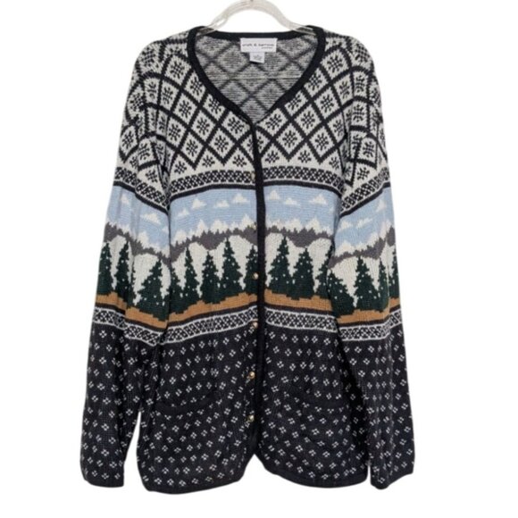 croft & barrow | Sweaters | Croft Barrow Forest Cardigan Womens Size X ...